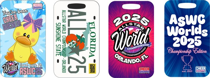 ASWC 2025 Bag Tags – The Cheer Shoppe