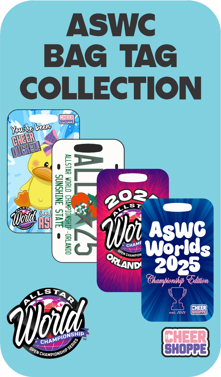 ASWC 2025 Bag Tags – The Cheer Shoppe